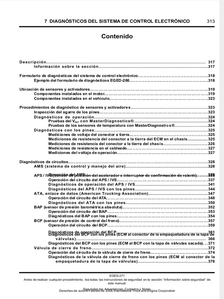 Dokumen - Tips Eges 271 DT 466 DT 570 and HT 570 Engines Manual de ...