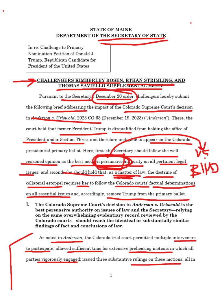 Maine Collateral Estoppel | PDF