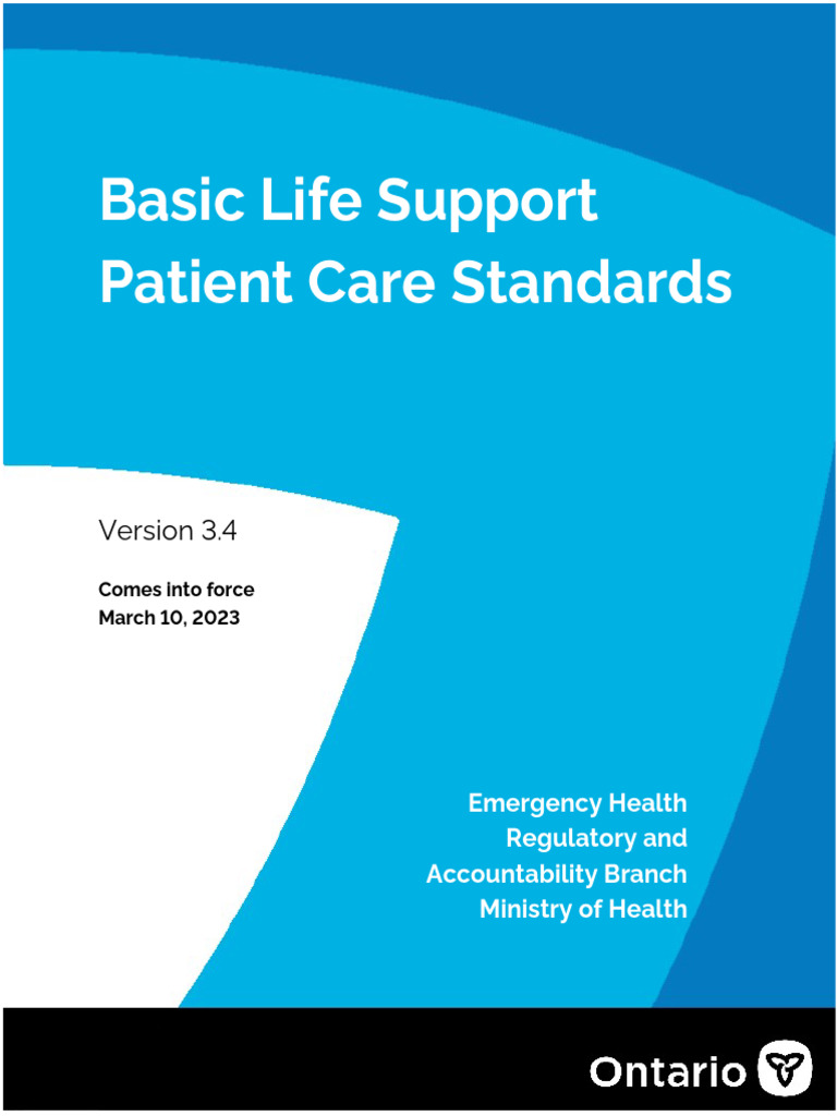BLS PCS v3.4 - Mar. 10 2023 | PDF | Paramedic | Emergency Medical Services