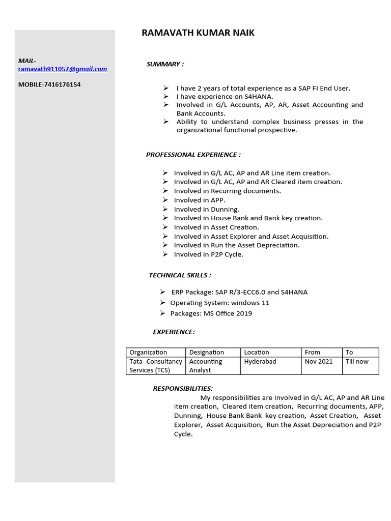 Kumar Resume Fi e | PDF