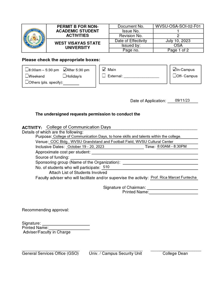 Wvsu Osa Soi 02 f01 - 2 | PDF