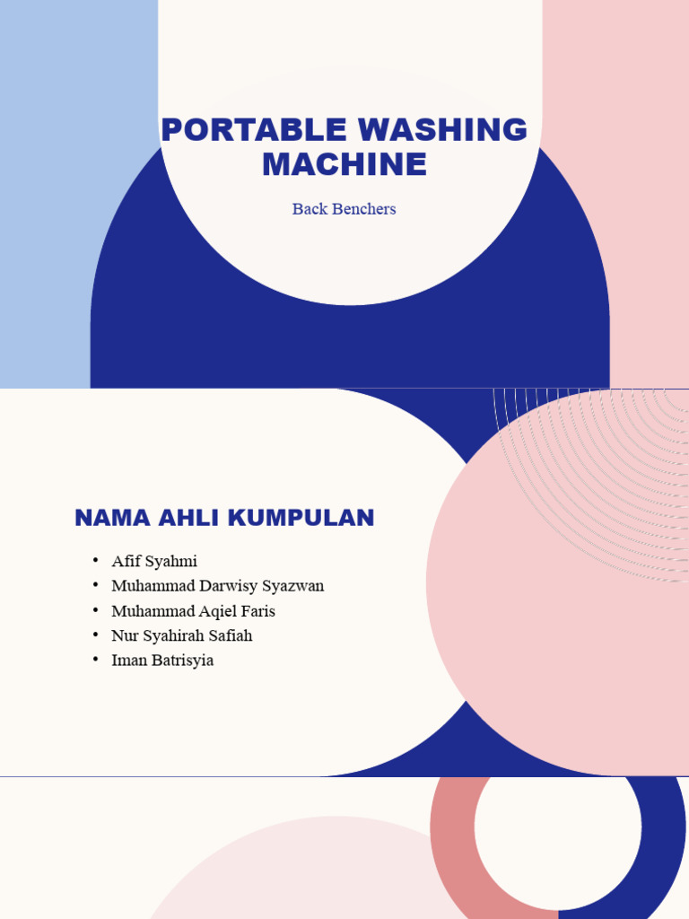 Portable Washing Machine | PDF | Washing Machine | Computing