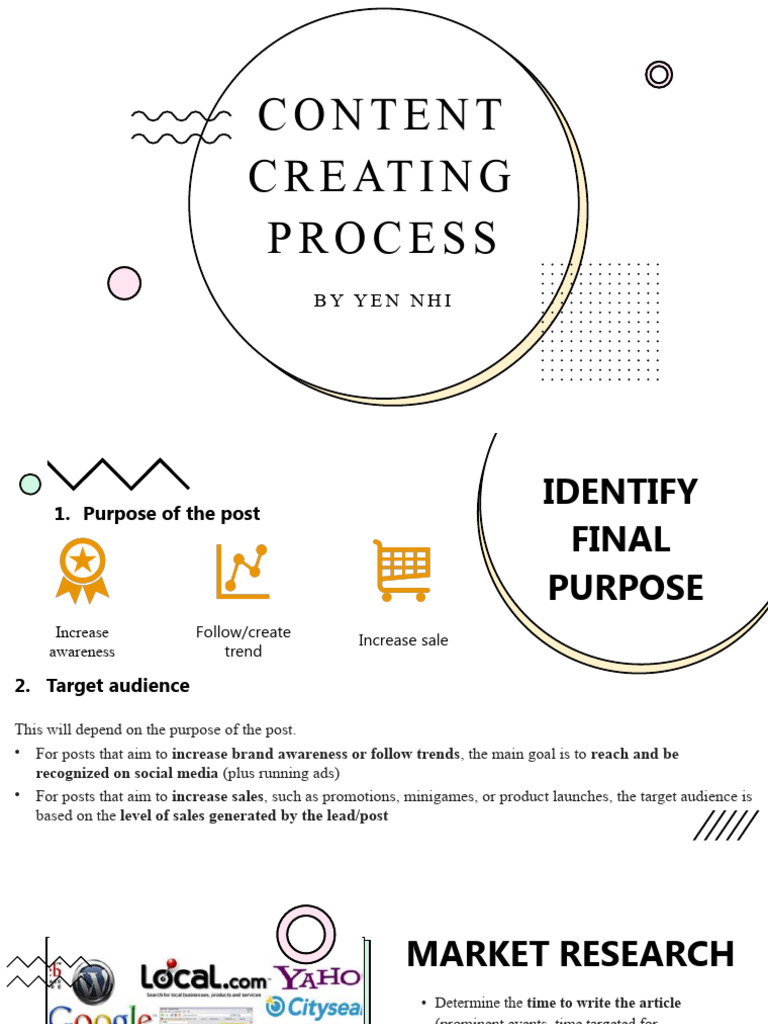 Content Creating Experience | PDF