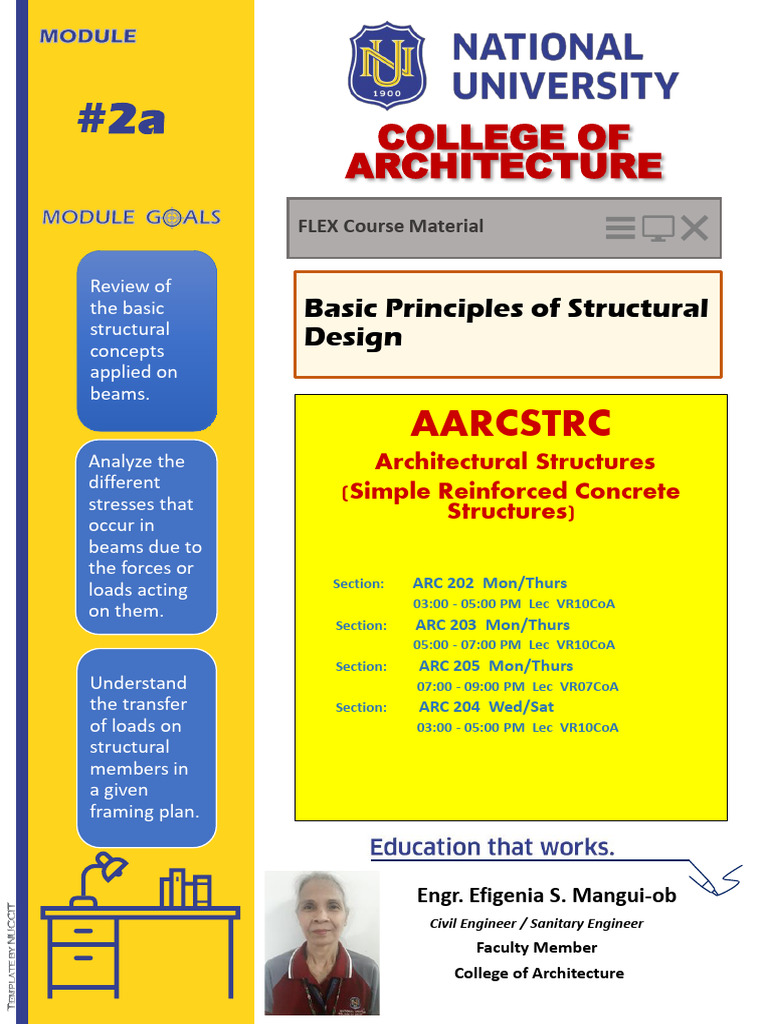 AARCSTRC - Module 2a. Basic Principles of Structural Design | PDF