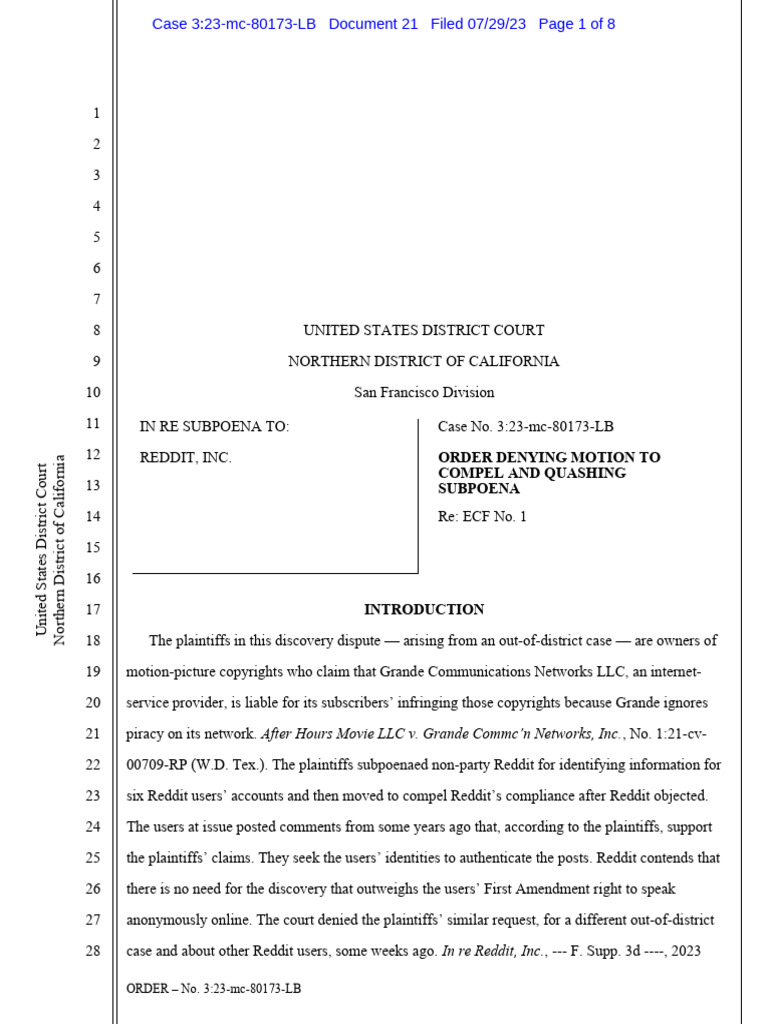 Gov Uscourts Cand 414273 21 0 | PDF