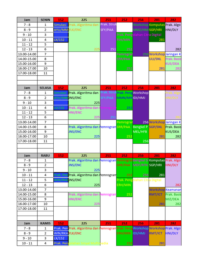 Fix Jadwal Jti 2022 Ganjil Pdf