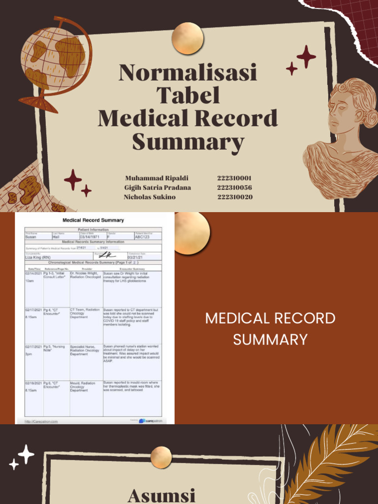 Normalisasi Data Rekam Medis | PDF