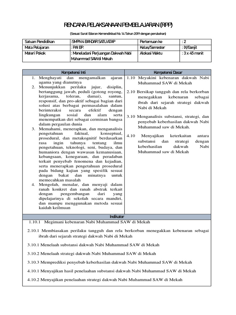 PDF RPP Ardian | PDF