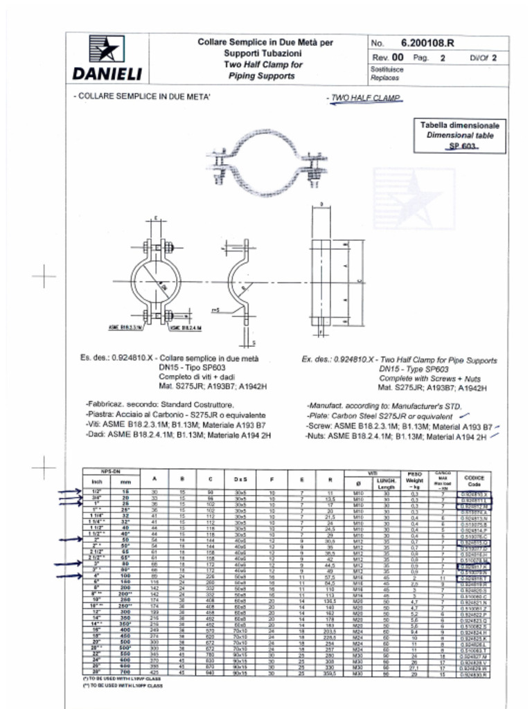 Two Half Clamp STD | PDF