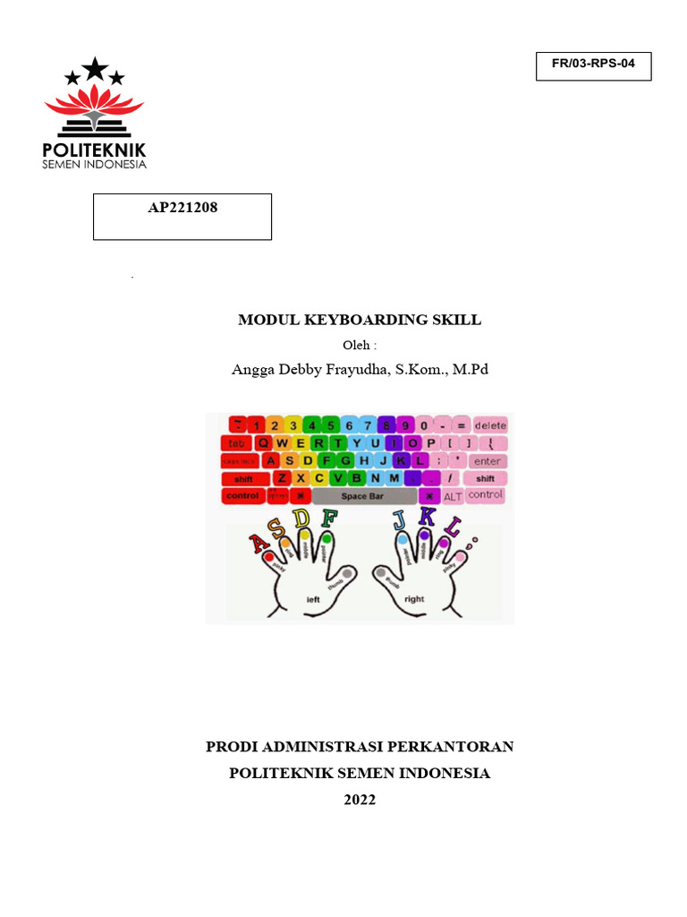 Modul Lengkap Keyboarding Skill | PDF