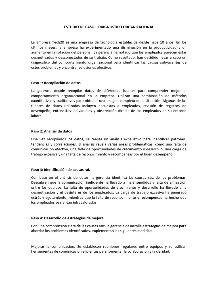 s14 Estudio de Caso - Ejemplo | PDF