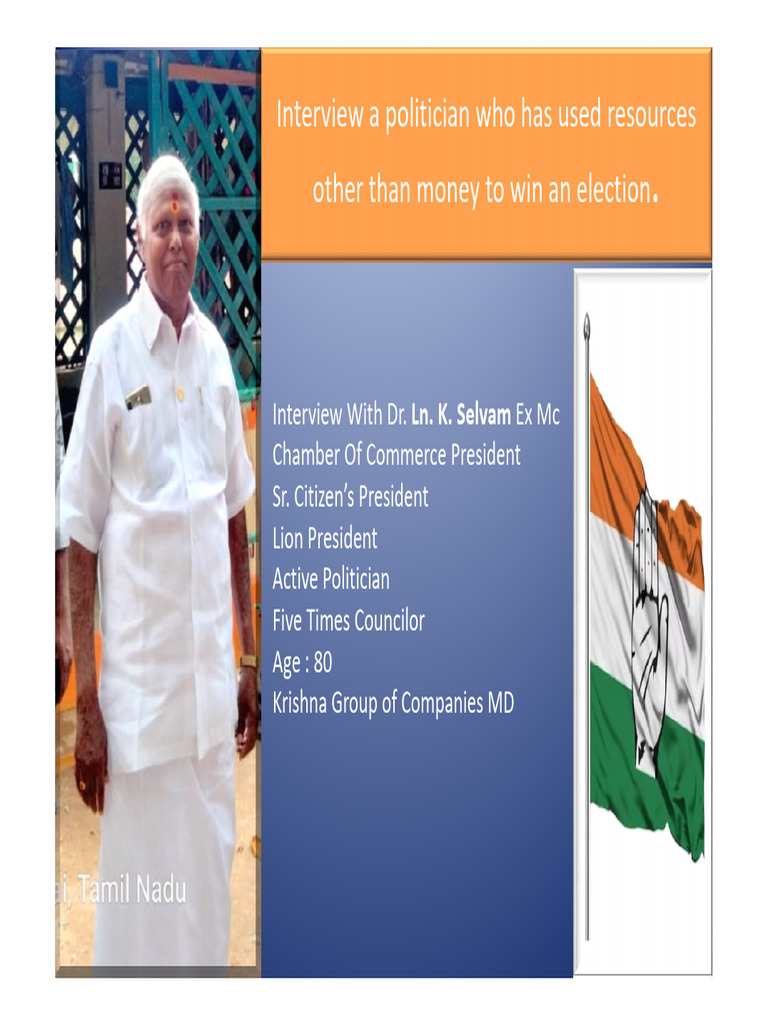 Interview A Politician | PDF | Economies