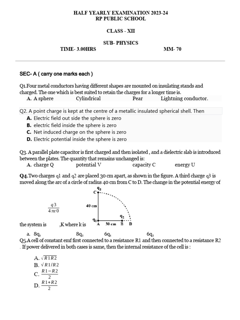 Class 12 Physics | PDF | Inductor | Series And Parallel Circuits