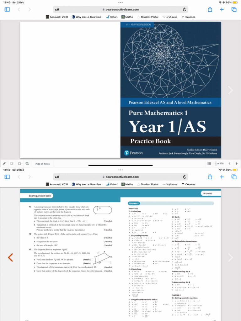 Maths 1 | PDF
