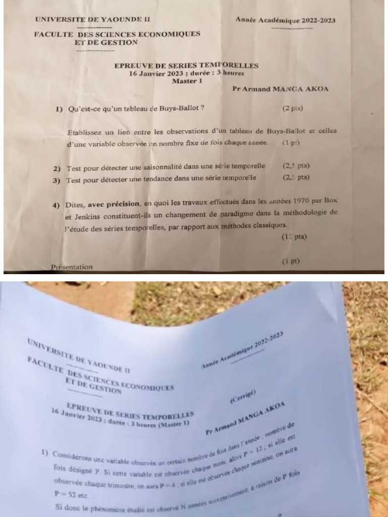 Corrigé SN ST 2022-2023 | PDF