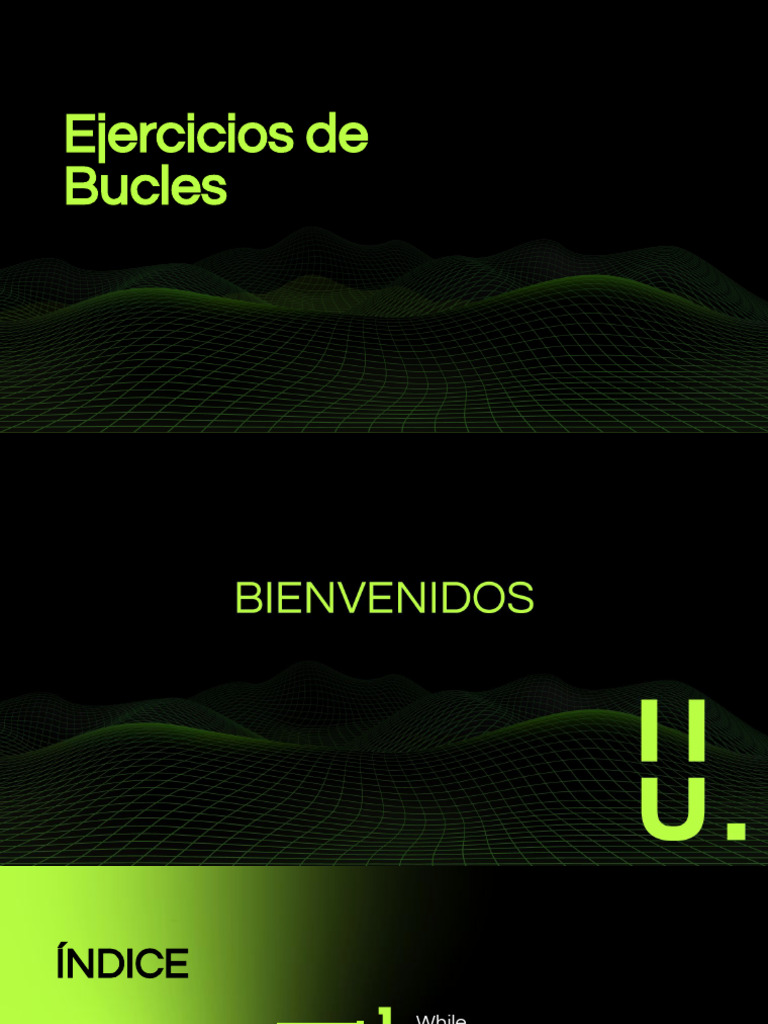 Ejercicios Bucles | PDF | Ciencias de la Computación | Ingeniería Informática