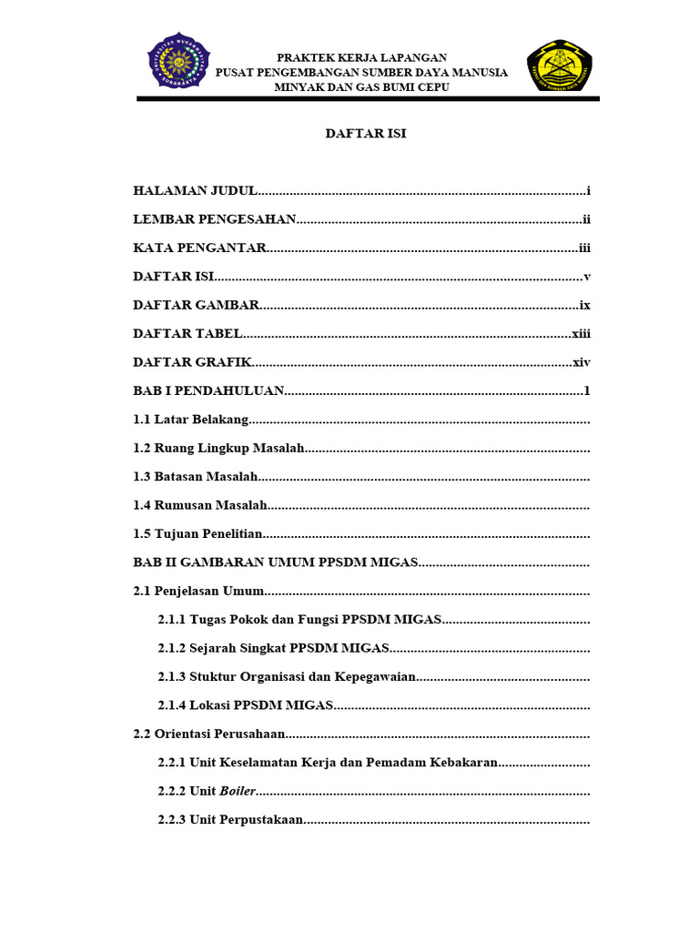 Laporan KP PPSDM Migas | PDF