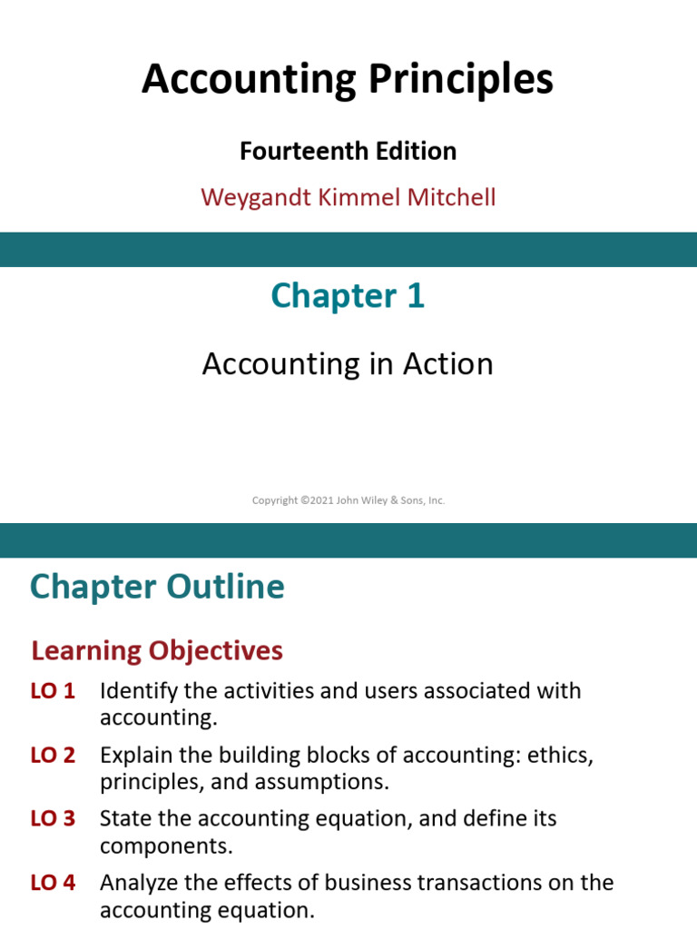 Chapter 1 - Accounting in Action | PDF | Expense | Equity (Finance)