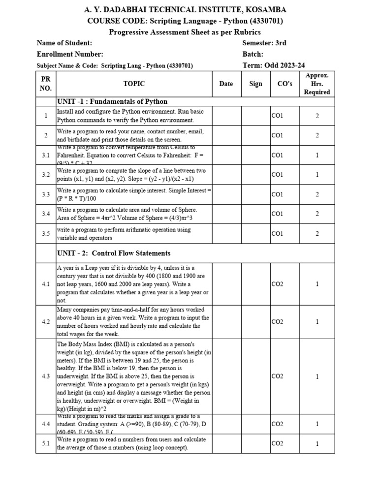 Python Index | PDF | Body Mass Index | Computer File