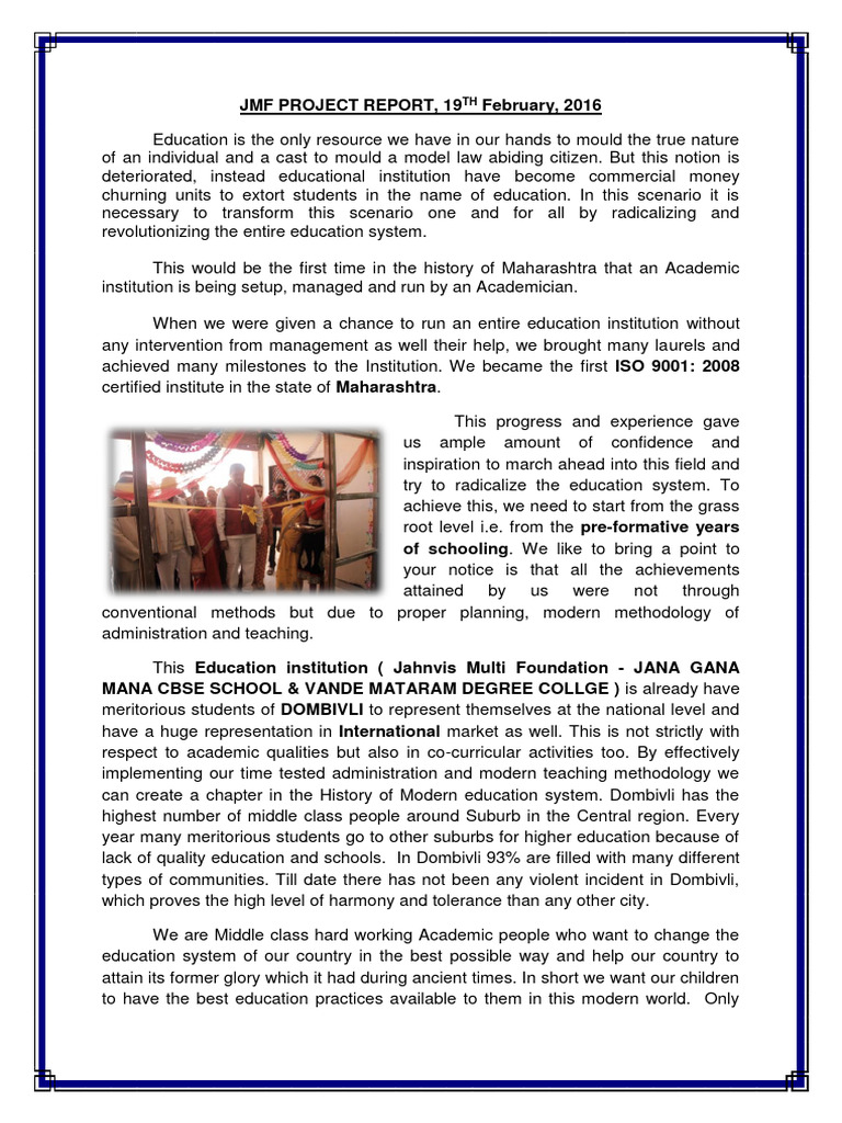 Mr. Tokey JMF S Skill Development Project Report 2 | PDF | Career ...