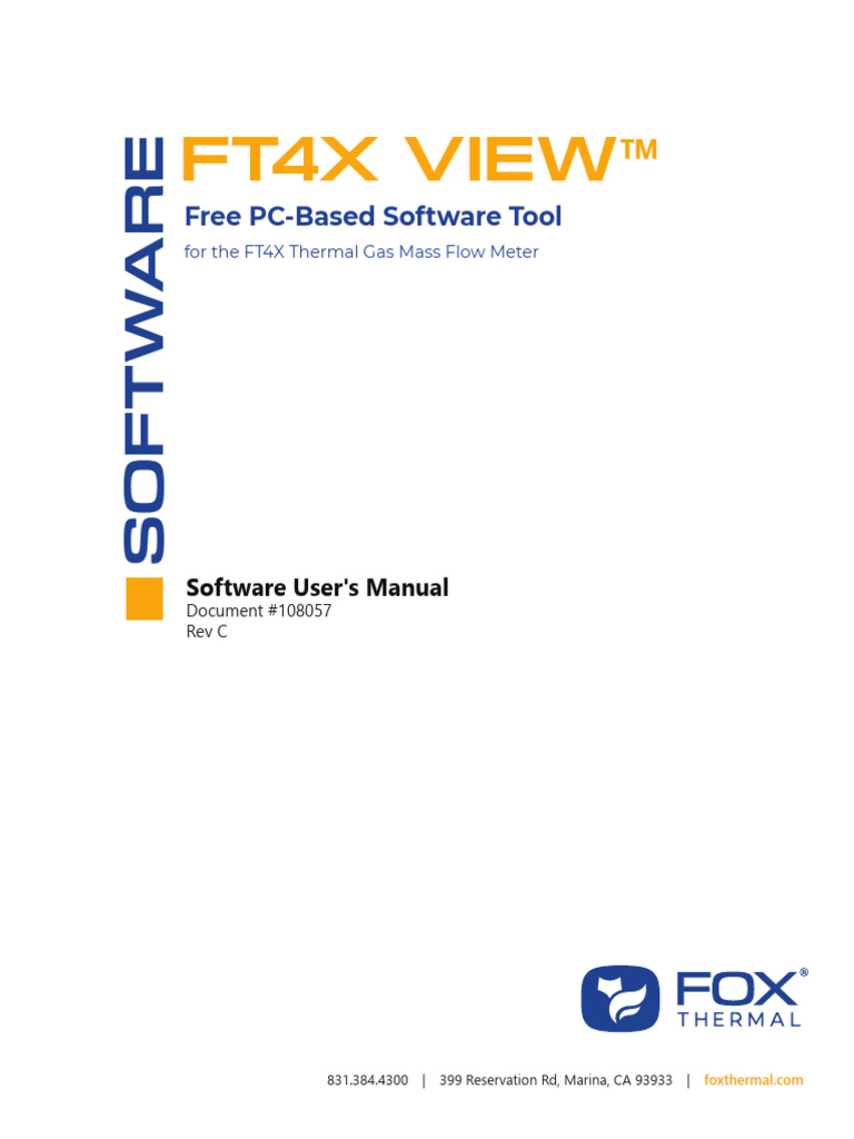 Ft4x View Manual | PDF | Microsoft Excel | Gases