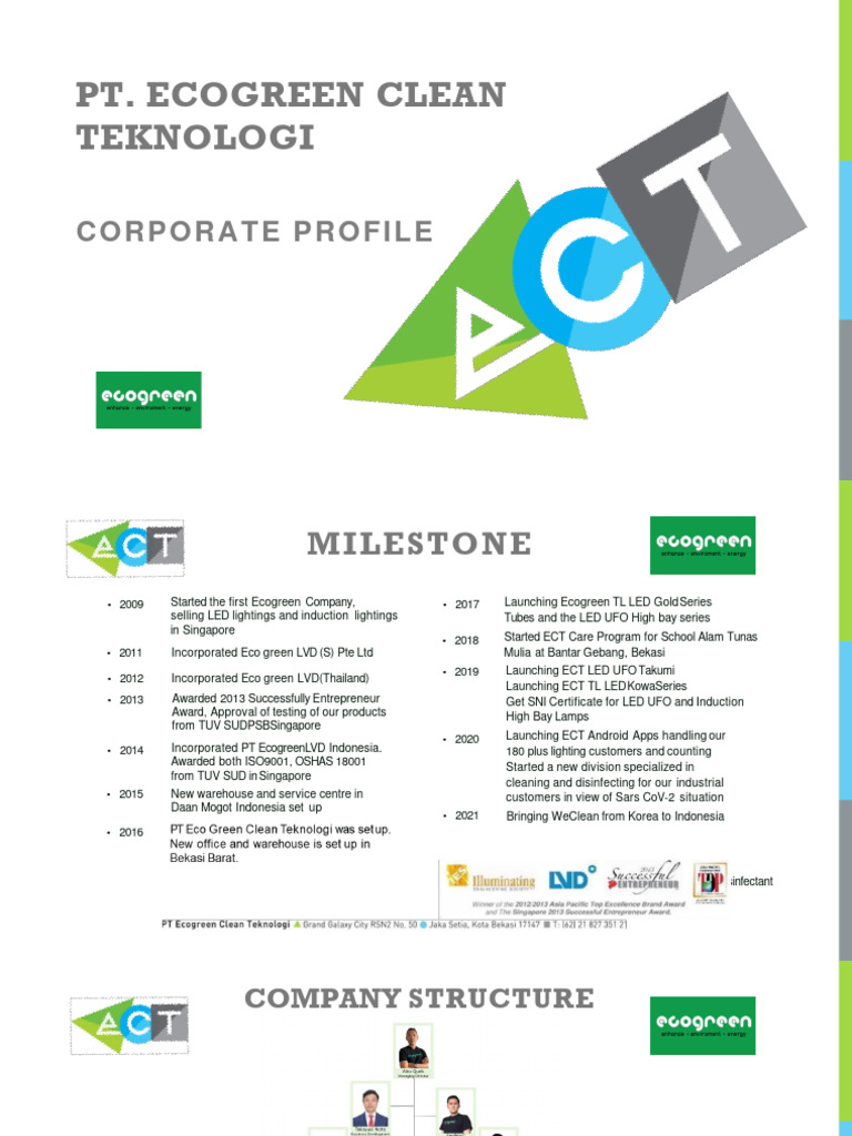 Ecogreen Corporate Profile - II | PDF | Lighting | Light