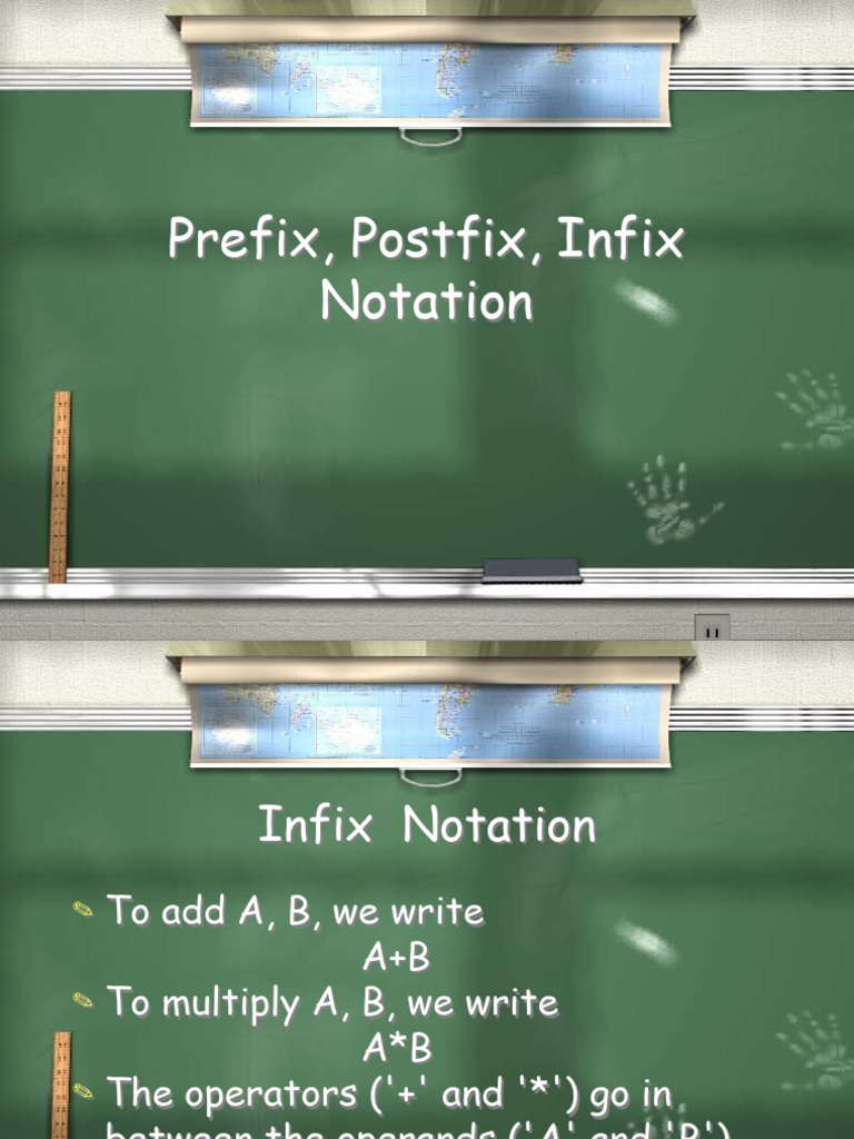 Online Class 15-Infix, Prefins, Postfix | PDF | Notation | Mathematics