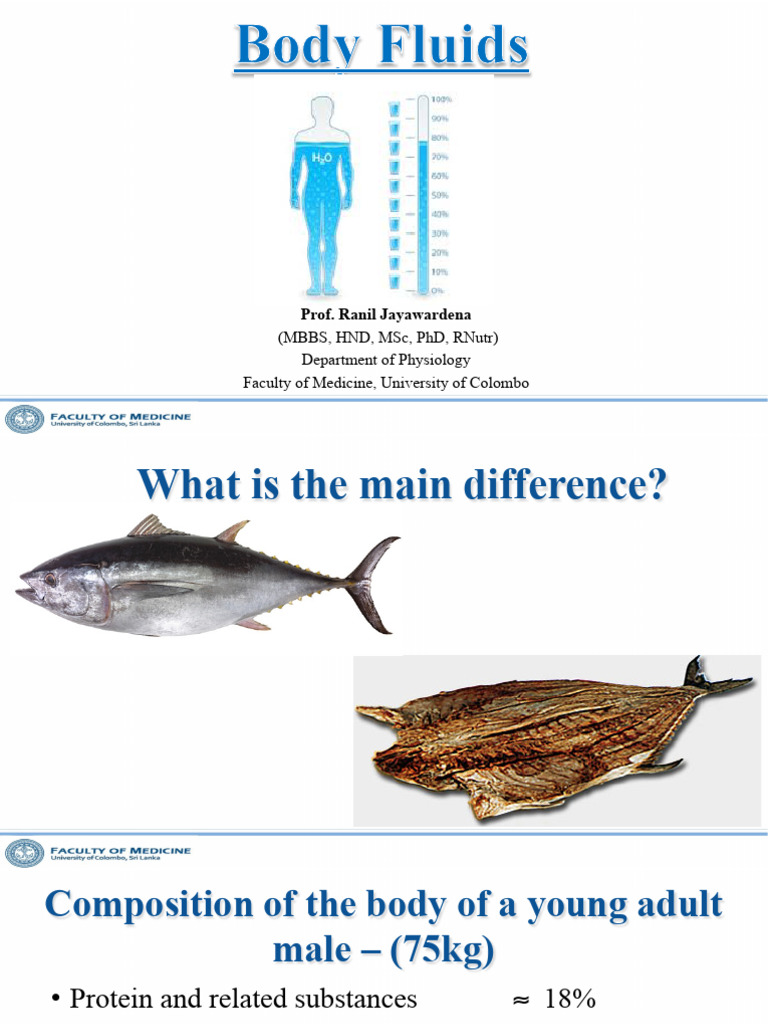Body Fluids 2022 Student | PDF | Osmosis | Cell Biology