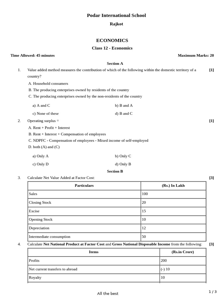 Practice Sheet | PDF