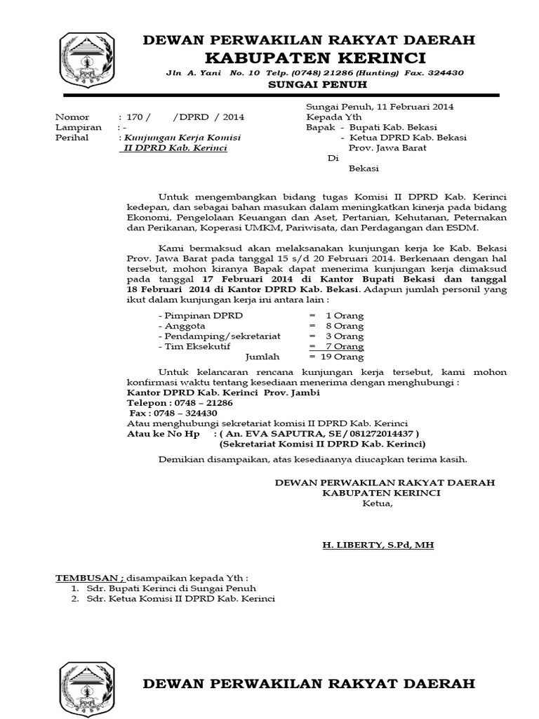 Undangan Kunker | PDF