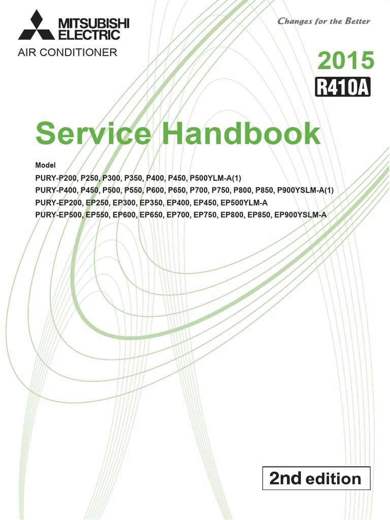 Mitsubishi Electric PURY-P YLM-A1 PURY-EP YLM A Service Manual Eng ...