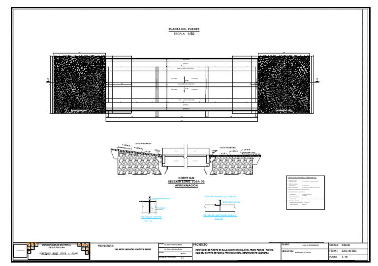 E06 Losa de Aproximacion PL 20230620 234235 250 | PDF | Elementos arquitectónicos | Material ...