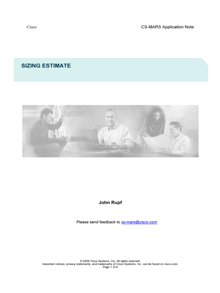 74118-cs Mars Sizing Estimate | PDF