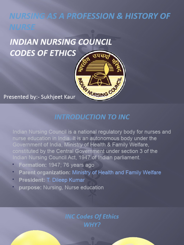Nursing As A Profession & History of Nurse (Inc Codes of Ethics) | PDF | Nursing | Communication