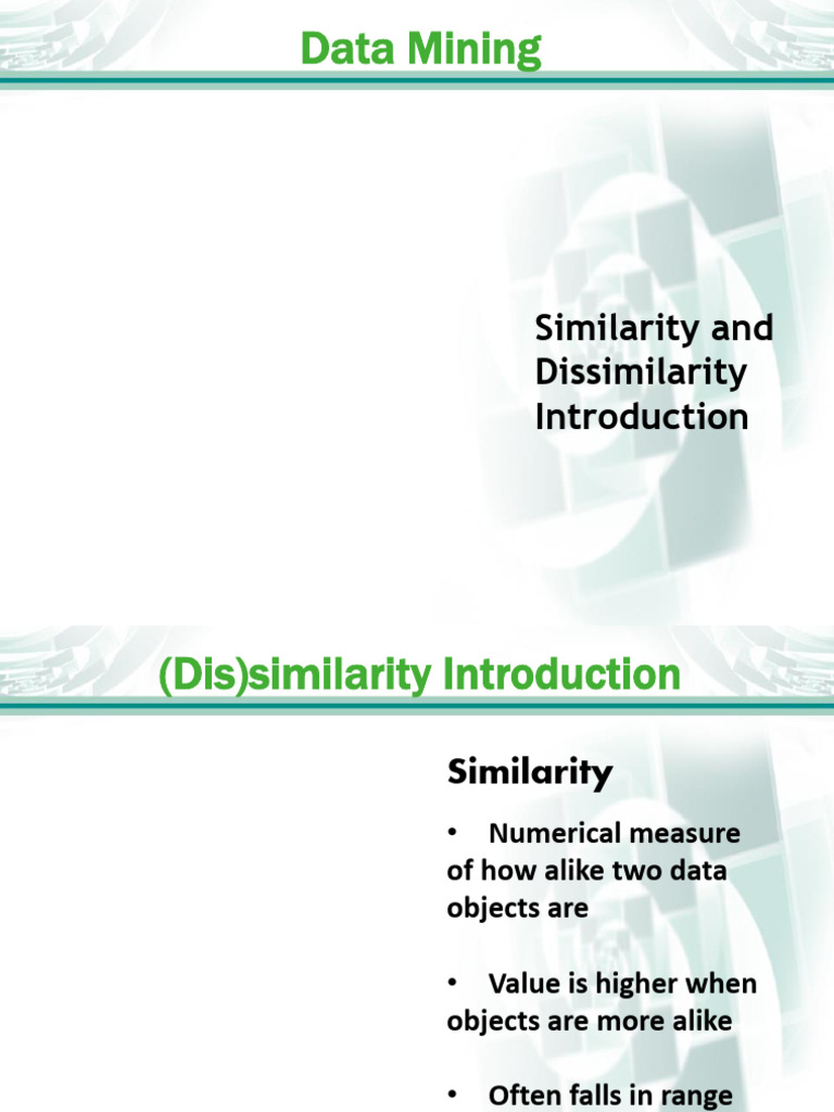 29.measuring Data Similarity and Dissimilarity Introduction | Download ...