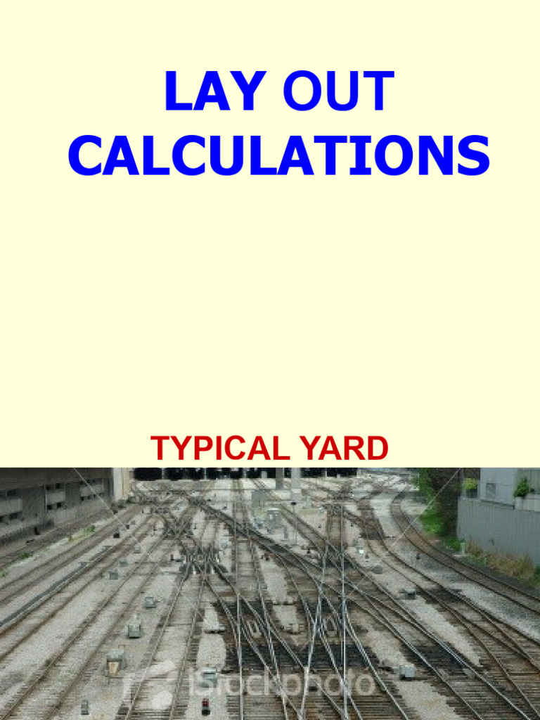 Lay Out Calculations | PDF