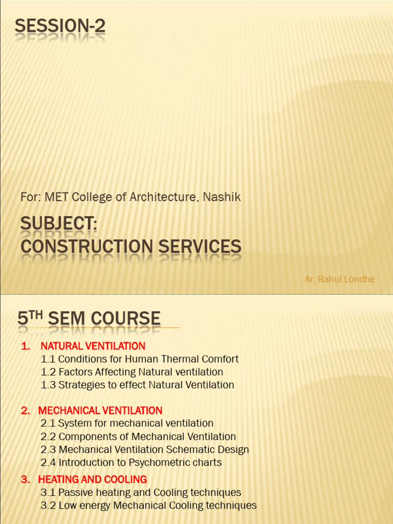 BS - Natural +mechanical Ventilation | PDF | Ventilation (Architecture) | Air Conditioning