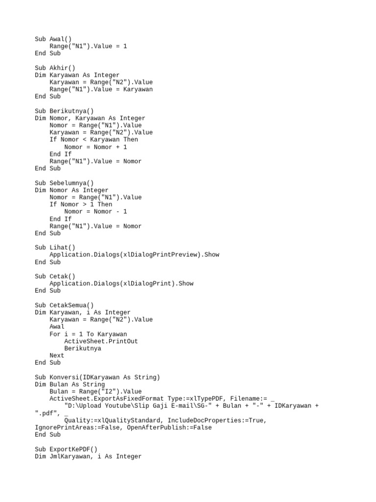 Kode Macro Kirim Email | PDF | Email | Cyberspace
