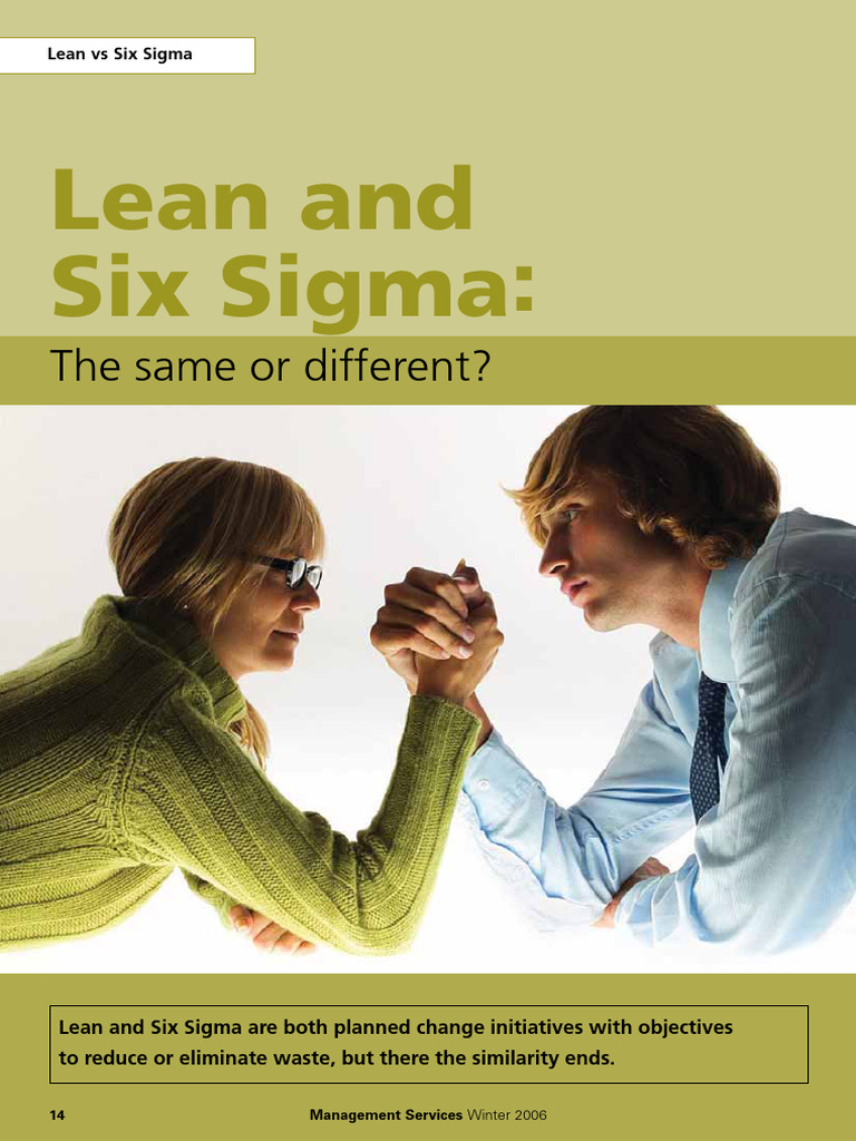 Lean Six Sigma | PDF | Six Sigma | Business