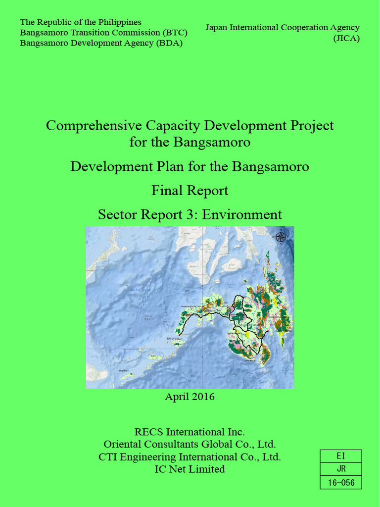 Comprehensive Capacity Development Project For The Bangsamoro Development Plan For The ...