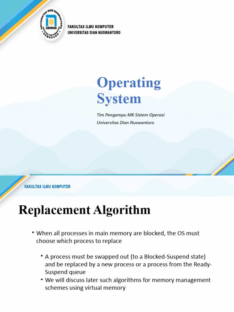 Operating System 2nd Edition - Topik 10 | PDF | Data | Computing