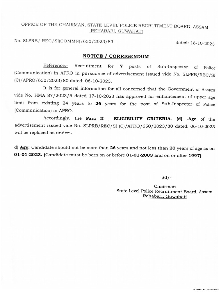 Corrigendum SI Communication | PDF