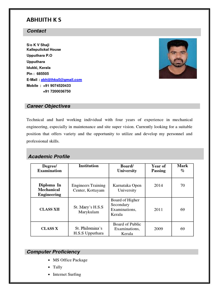 Abhijith Neptech Resume | PDF