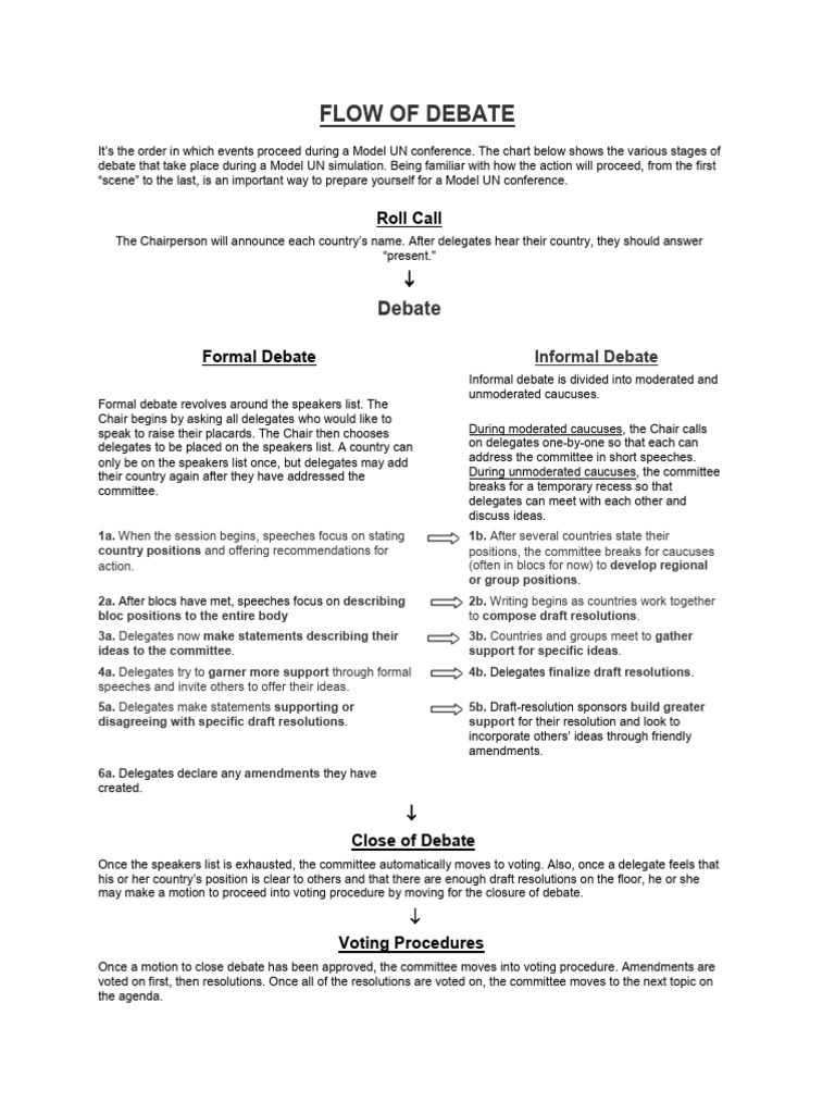MUN Guide | PDF | Committee | United Nations