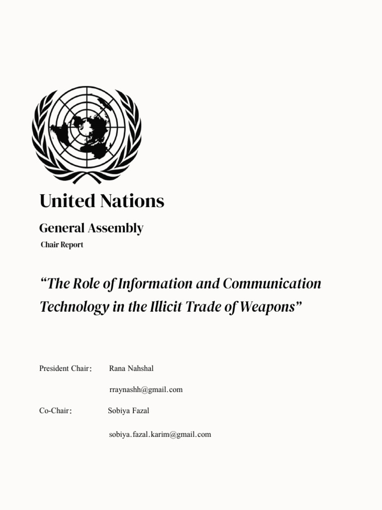 UNGA Chair Report | Download Free PDF | Cyberwarfare | Security