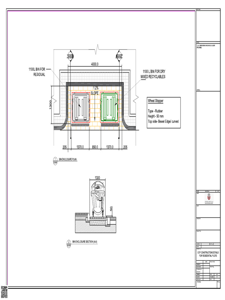 1100L Bin CCP Layout Reference 2 | PDF