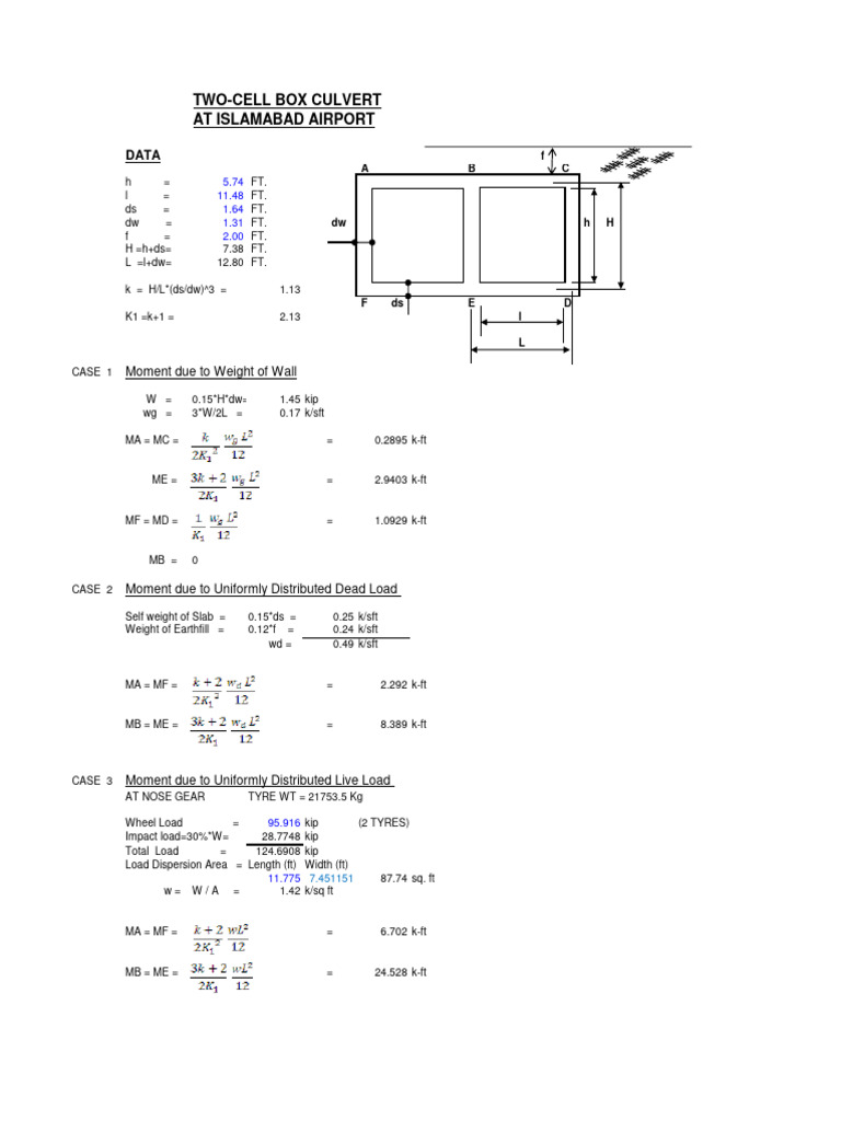 Toaz - Info Two Cell Box Culvert PR | PDF | Transport | Mechanical ...