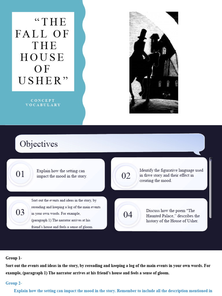 Unit 1 The Fall of The House of Usher - Analysis and Concept Vocabularty | PDF