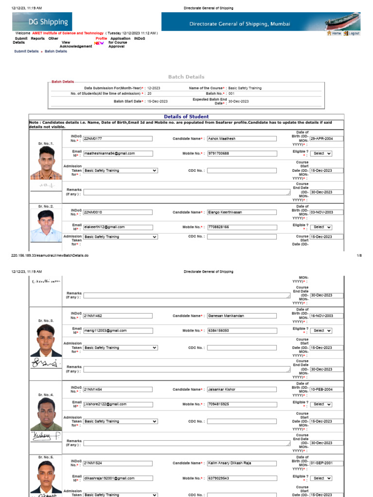 Safety Training AIST BATCH 001 | PDF
