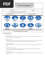 Safe Work Instructions Template | PDF | Occupational Safety And Health ...